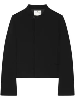 COURREGES Logo-patch Crepe Jacket