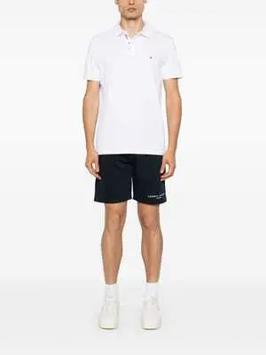 Tommy Hilfiger Logo-embroidered Polo Shirt - White