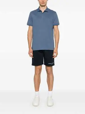 Tommy Hilfiger Logo-embroidered Polo Shirt - Blue