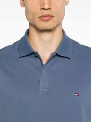 Tommy Hilfiger Logo-embroidered Polo Shirt - Blue
