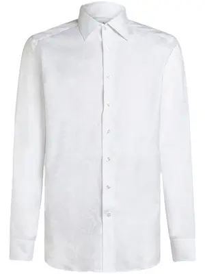 Etro Paisley-print Cotton Shirt - White