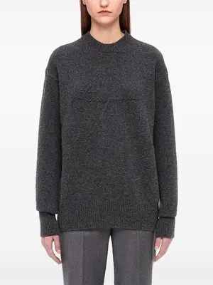 FERRAGAMO Virgin Wool Crew Neck Sweater
