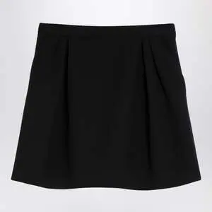 Alessandra Rich Mini Wrap Skirt In Pied De Poule