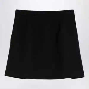 Alessandra Rich Mini Wrap Skirt In Pied De Poule