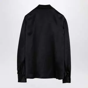 Alessandra Rich Silk Shirt With Bow Detail