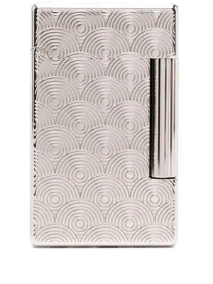 S.t. Dupont Initial Cinatic Lighter - Silver
