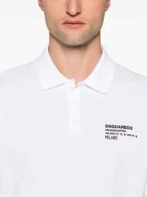 Dsquared2 Logo-print Polo Shirt - White