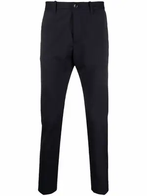 NINE:INTHE:MORNING Slim-cut Chino Trousers - Blue