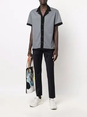 NINE:INTHE:MORNING Slim-cut Chino Trousers - Blue