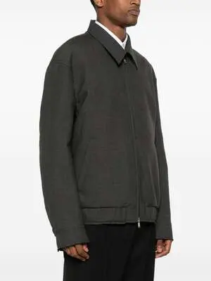 LANVIN Zip-up Wool Jacket - Grey