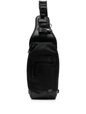 PORTER-YOSHIDA & CO Logo-patch Shoulder Bag - Black