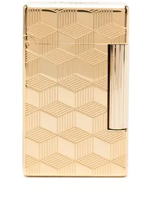 S.t. Dupont Initial Cube Lighter - Gold