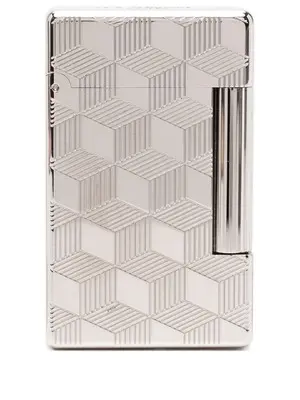 S.t. Dupont Initial Cube Lighter - Silver