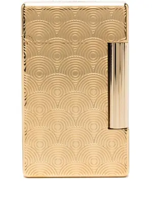 S.t. Dupont Initial Cinatic Lighter - Gold