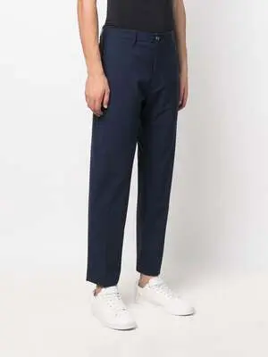 NINE:INTHE:MORNING Straight-leg Wool-blend Trousers - Blue