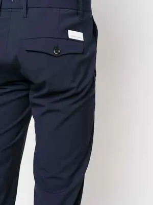 NINE:INTHE:MORNING Straight-leg Wool-blend Trousers - Blue