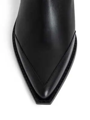 Zadig&Voltaire Cara 70mm Leather Boots - Black
