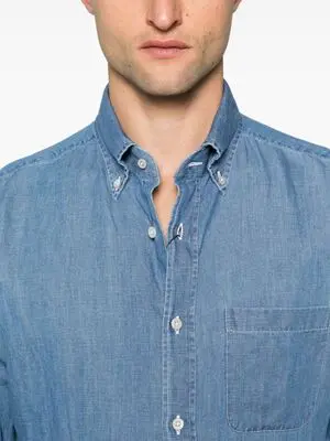 MOORER Rolf Chambray Shirt