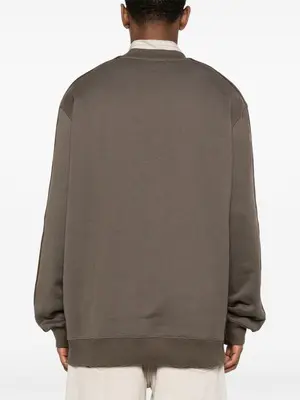 LANVIN Logo Embroidered Sweatshirt - Green