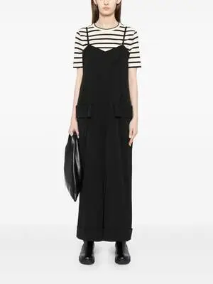 Yohji Yamamoto Sleeveless Wool Dungarees