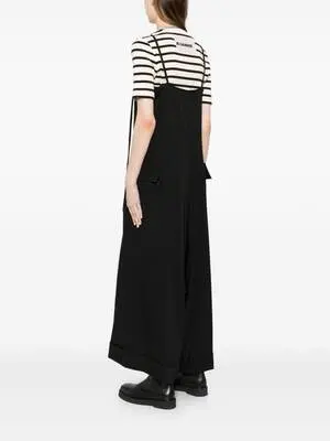 Yohji Yamamoto Sleeveless Wool Dungarees