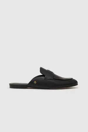 Anine Bing Gold Tone Mules Clogs For Women