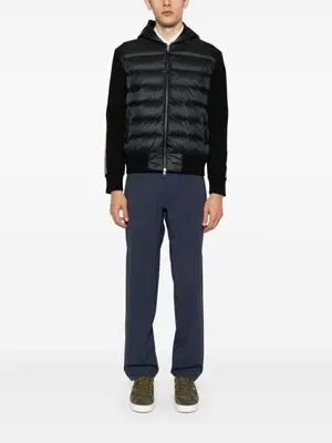 Moncler Quilted-panel Wool Jacket