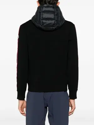 Moncler Quilted-panel Wool Jacket