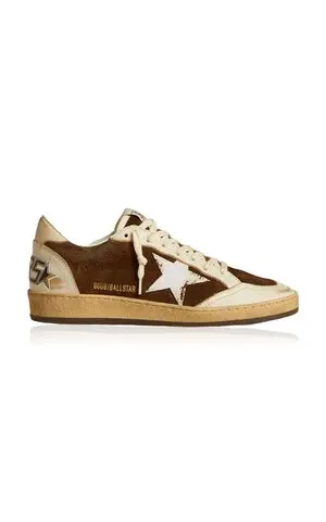 GOLDEN GOOSE Ball Star Suede Sneakers - Brown