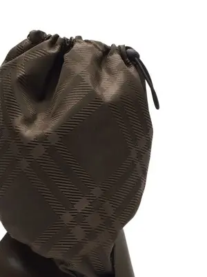 Burberry Square-toe Check-print Boots