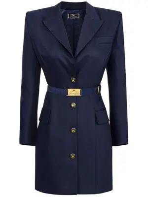 Elisabetta Franchi Belted Coat Dress