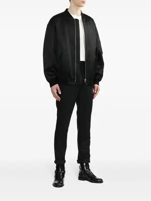 JIL SANDER Zipped Sleeve Bomber Jacket