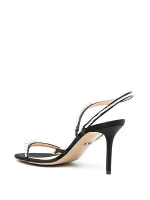Mach & Mach 80mm Faux-pearl Embellished Sandals