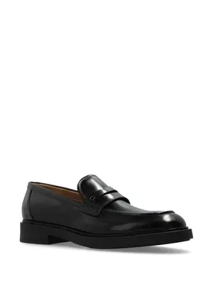 GIANVITO ROSSI Harris Polished-leather Penny Loafers