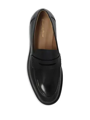 GIANVITO ROSSI Harris Polished-leather Penny Loafers