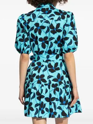 Kate Spade New York Floral-Print Mini Dress In Blue - 23% Off | Editorialist