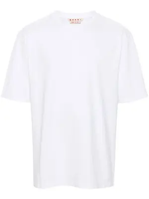 Marni Logo-patch Cotton T-shirt - White