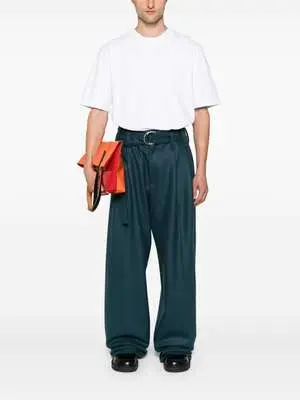 Marni Logo-patch Cotton T-shirt - White
