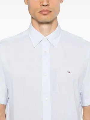 Tommy Hilfiger Striped Cotton-blend Shirt