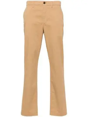 Tommy Hilfiger Cotton-blend Chino Trousers - Neutrals
