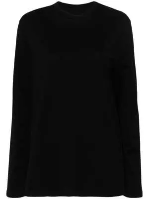 JIL SANDER Logo-print Cotton T-shirt - Black