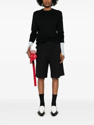 JIL SANDER Logo-print Cotton T-shirt - Black