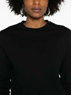 JIL SANDER Logo-print Cotton T-shirt - Black