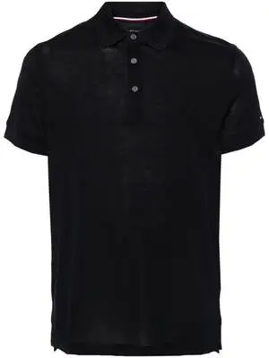 Tommy Hilfiger Logo-embroidered Piqué Polo Shirt - Blue