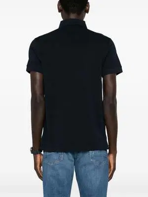 Tommy Hilfiger Logo-embroidered Piqué Polo Shirt - Blue