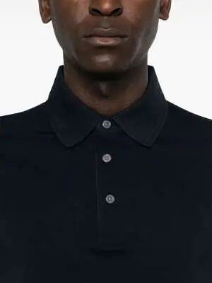 Tommy Hilfiger Logo-embroidered Piqué Polo Shirt - Blue