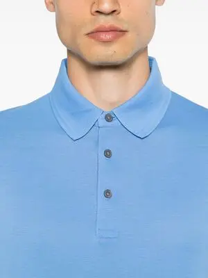 Tommy Hilfiger Logo-embroidered Piqué Polo Shirt - Blue