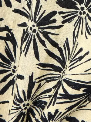 Loro Piana Floral-print Linen Shirt