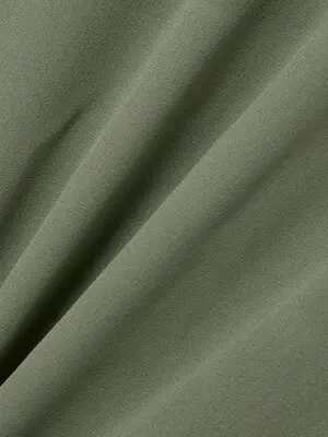 Loro Piana Belted Silk-crepe Maxi Dress