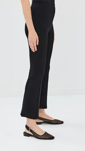 Donni. Rib Kick Flare Pants - Jet